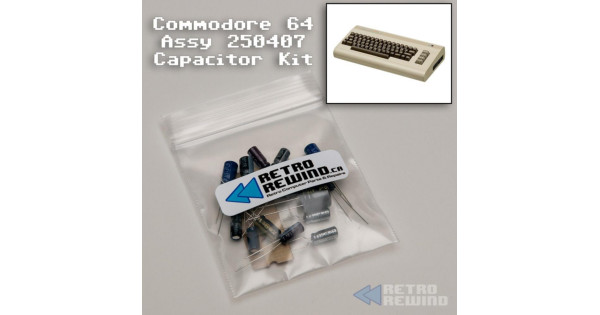 Commodore 64 Capacitor Kit For Assembly 250407